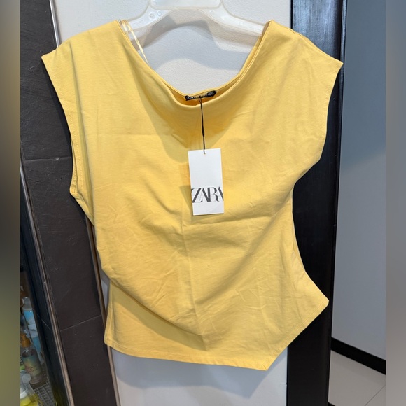 Zara | Tops | Zara Womens Yellow Top | Poshmark